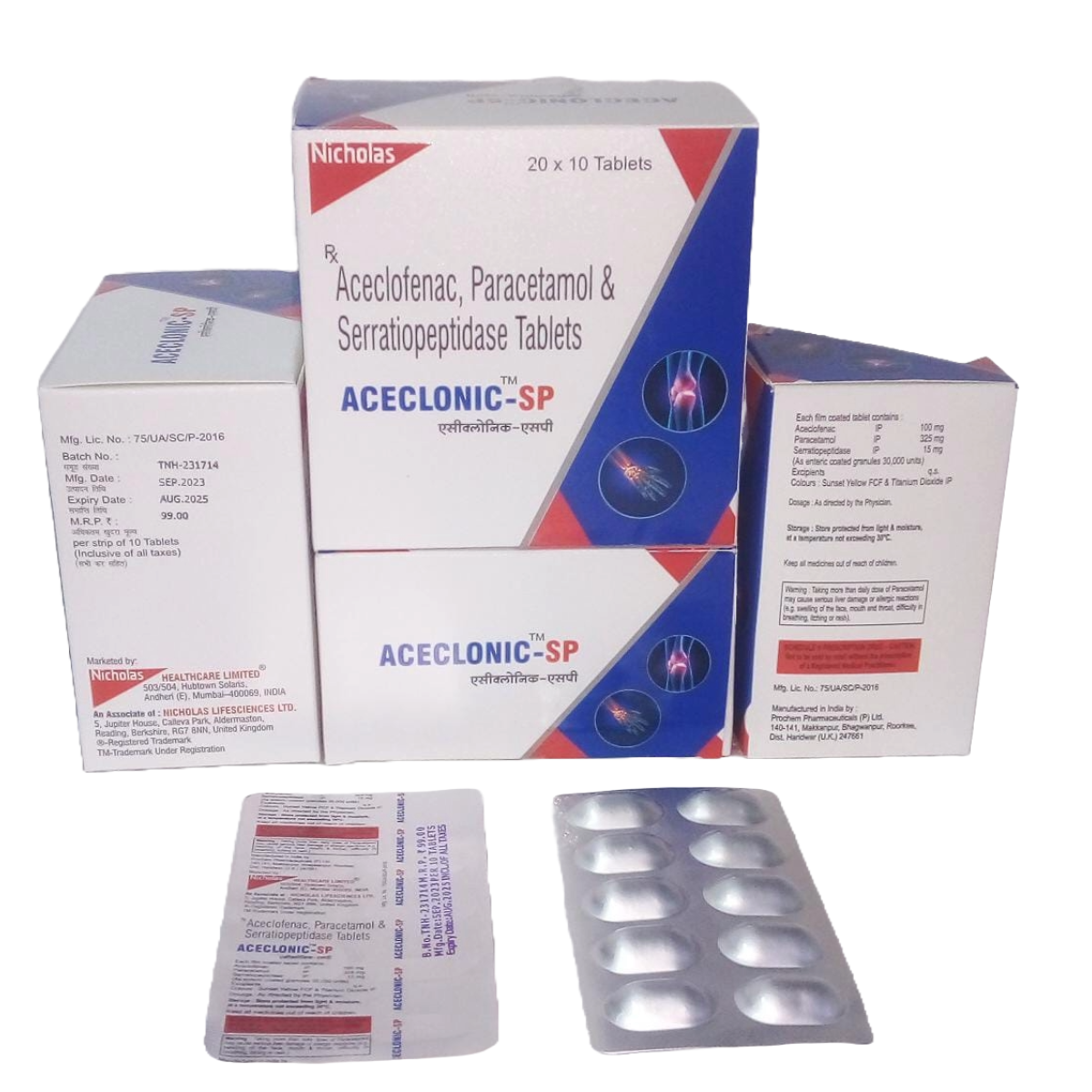 Aceclonic SP Tablet: How To Use, FAQ, Side Effect |Ortho Pain ...